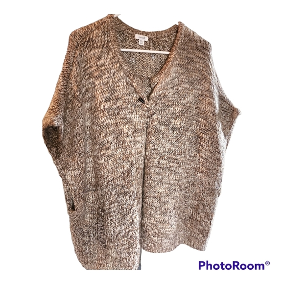 J. Jill | Sweaters | Purejill J Jill Open Front Cardigan W Pin Closure ...